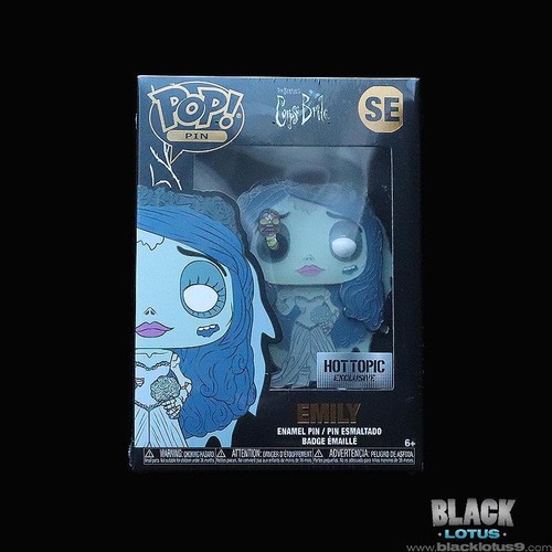 Funko Pop! Pin Emily Tim Burton's Corpse Bride Hot Topic 4" Inches IN ...