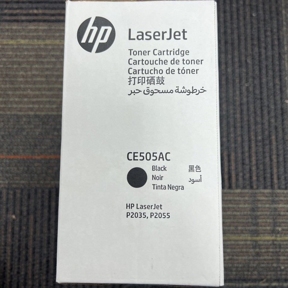 HP 05A CE505AC Black Toner Cartridge For LaserJet P2035 P2055 CE505A ...