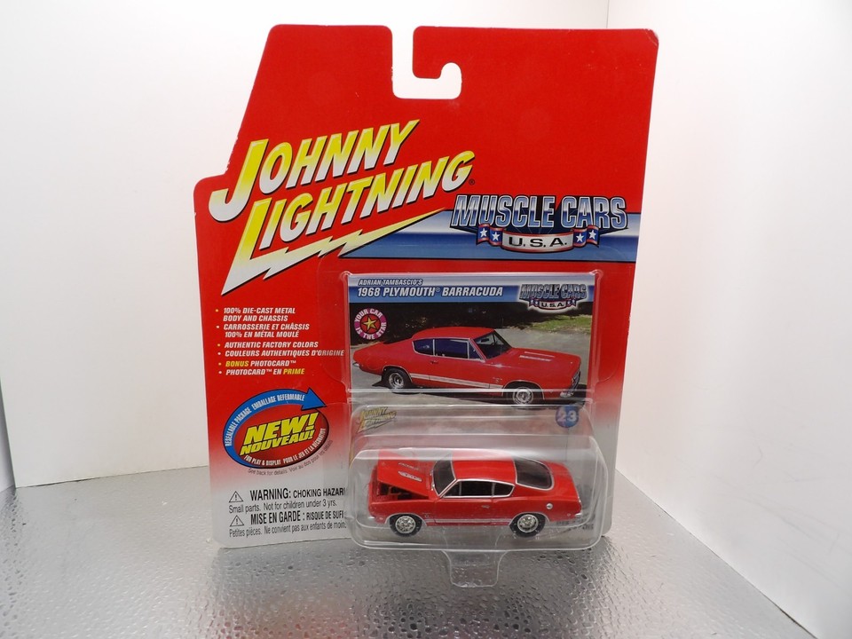 1968 PLYMOUTH BARRACUDA 2004 JOHNNY LIGHTNING MUSCLE CARS U.S.A. 1:64 ...