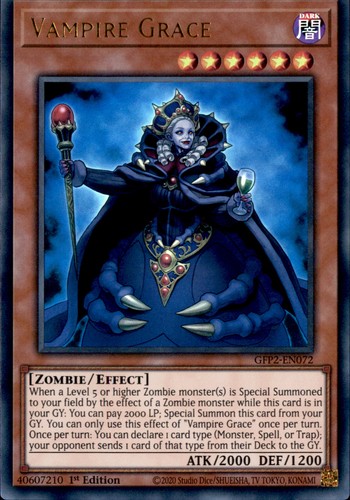 1st ed Vampire Grace ultra rare GFP2-EN072 Yugioh | eBay