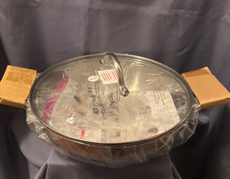 Princess House HERITAGE® STAINLESS STEEL COOKWARE Classic 5-Qt. Braiser ...