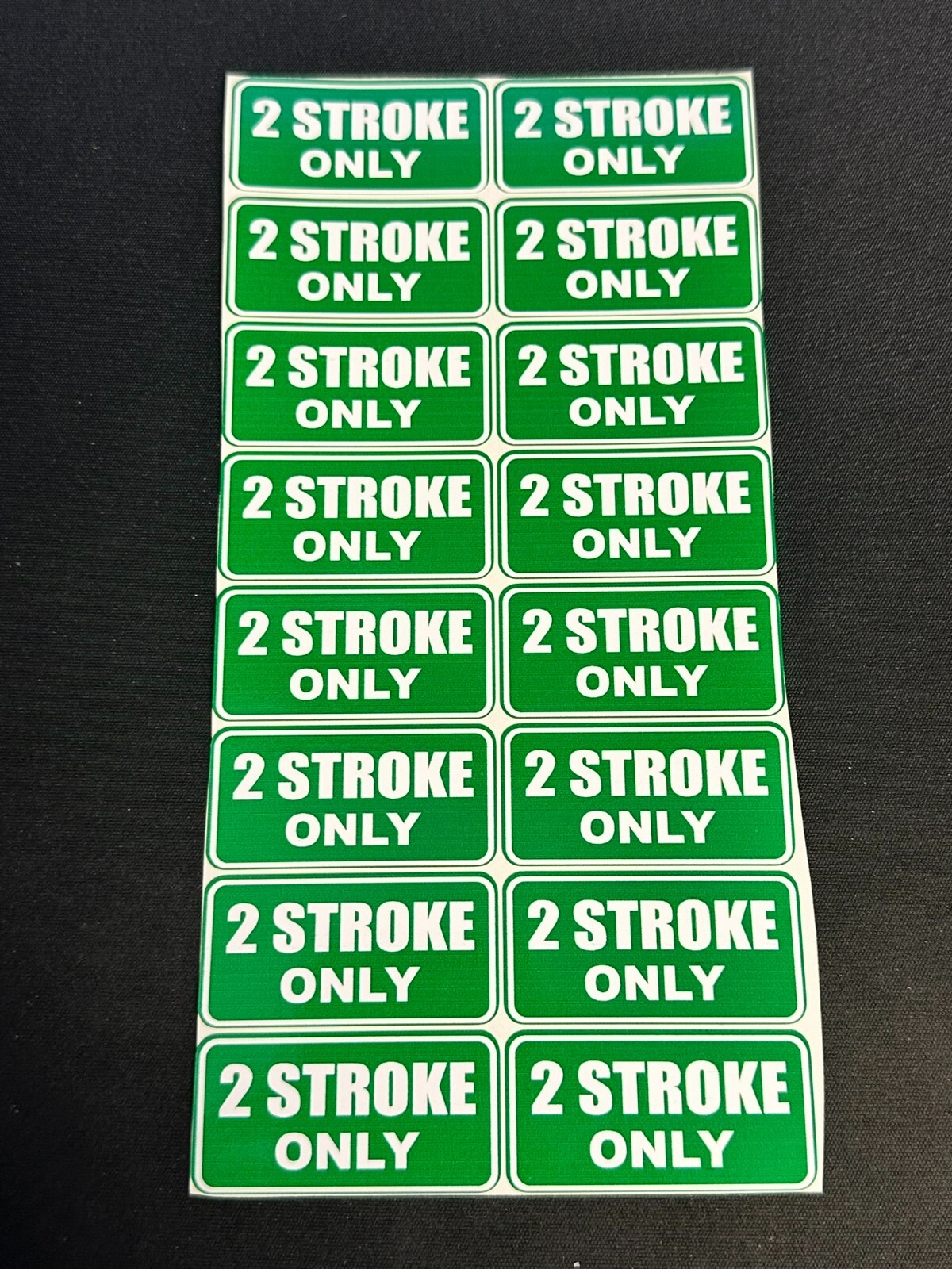 16 x Diesel 2 Stoke Unleaded 4 Fuel Petrol Jerry Can Cans Stickers ...