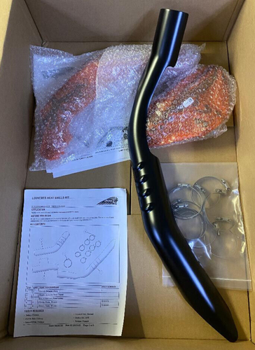 Indian OEM Black Rear Lower Exhaust Shield 2020-2021 Scout Bobber ...