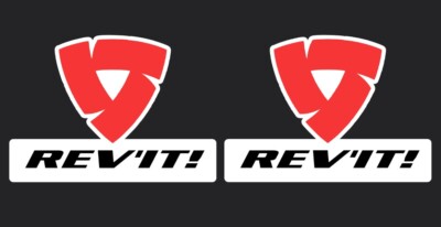 REV’IT! Decal Stickers High Quality Waterproof/Weatherproof (2 Stickers ...