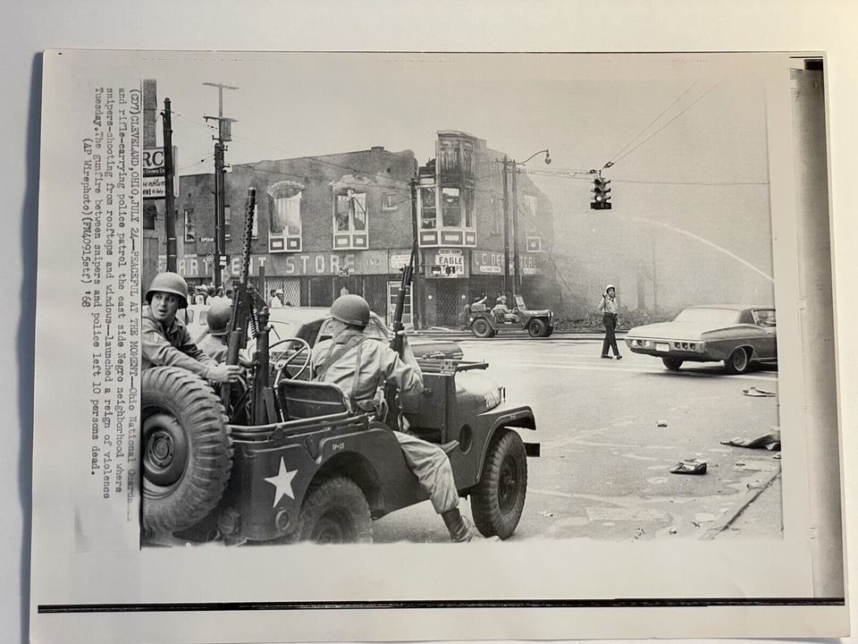 Cleveland Ohio Riot Civil Rights Press Photograph 1959 #historyinpieces ...