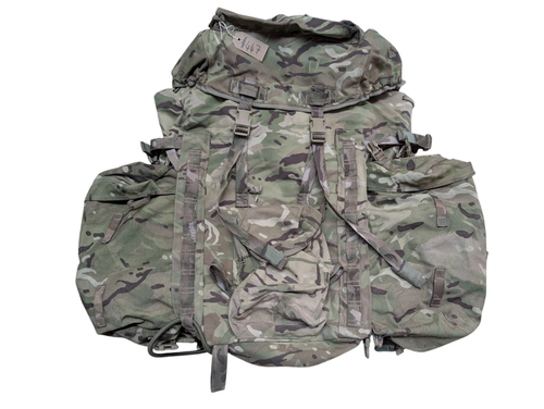 British Army Issue MTP Multicam Short Back Bergen/Rucksack & Side ...