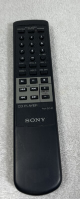 GENUINE ORIGINAL OEM Sony RM-DC41 Remote Control CD Player | eBay
