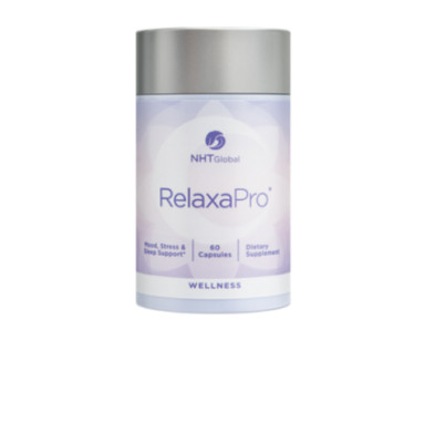 2 Bottles NHT Global RelaxaPro Calming Nutritional Supplement Lavender ...
