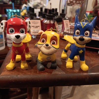 Kurt Adler Christmas Paw Patrol Ornaments Marshall Chase Rubble 2019 | eBay