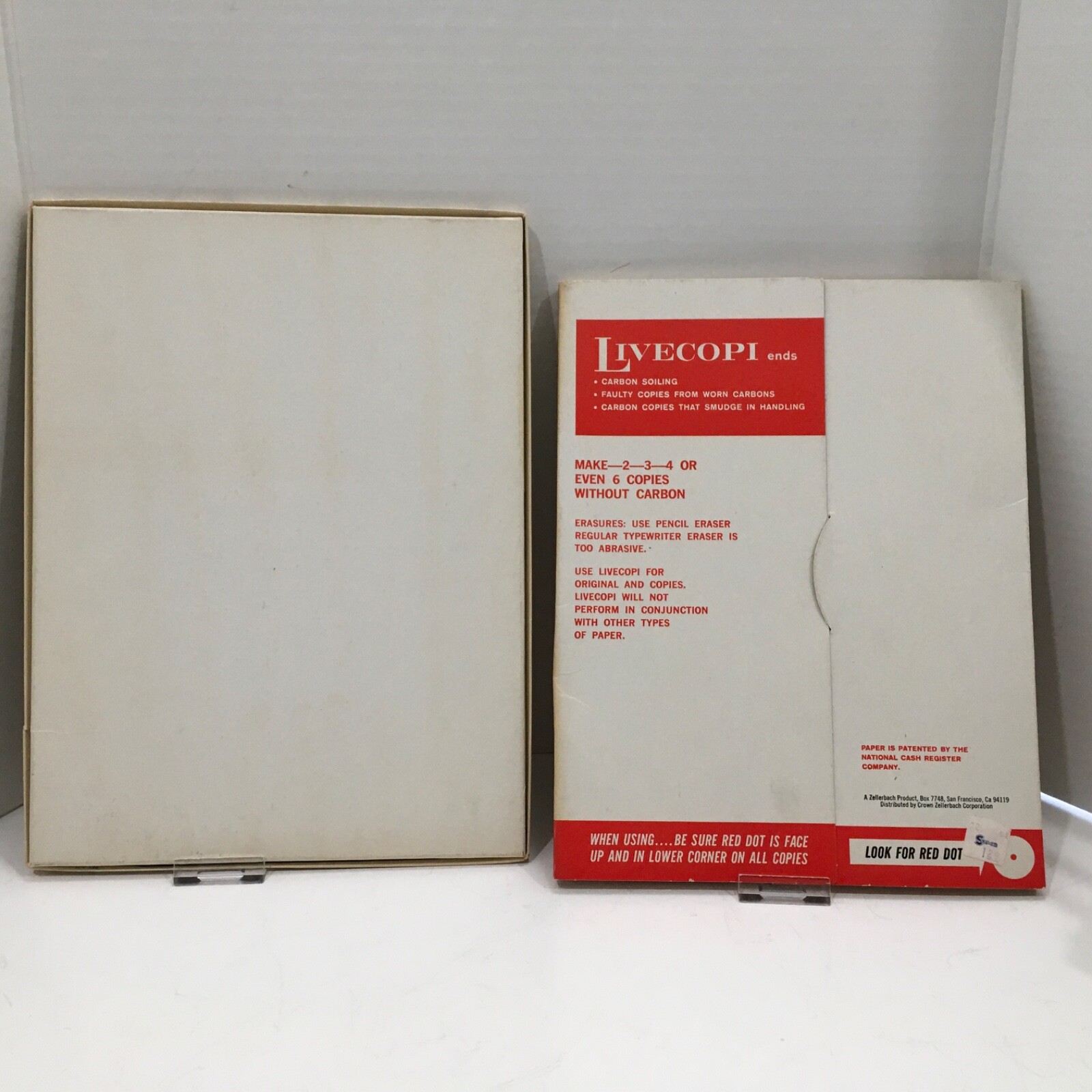 1 Box Carbon Paper Super Nu-Kote Black Used / 1 Livecopi Self ...