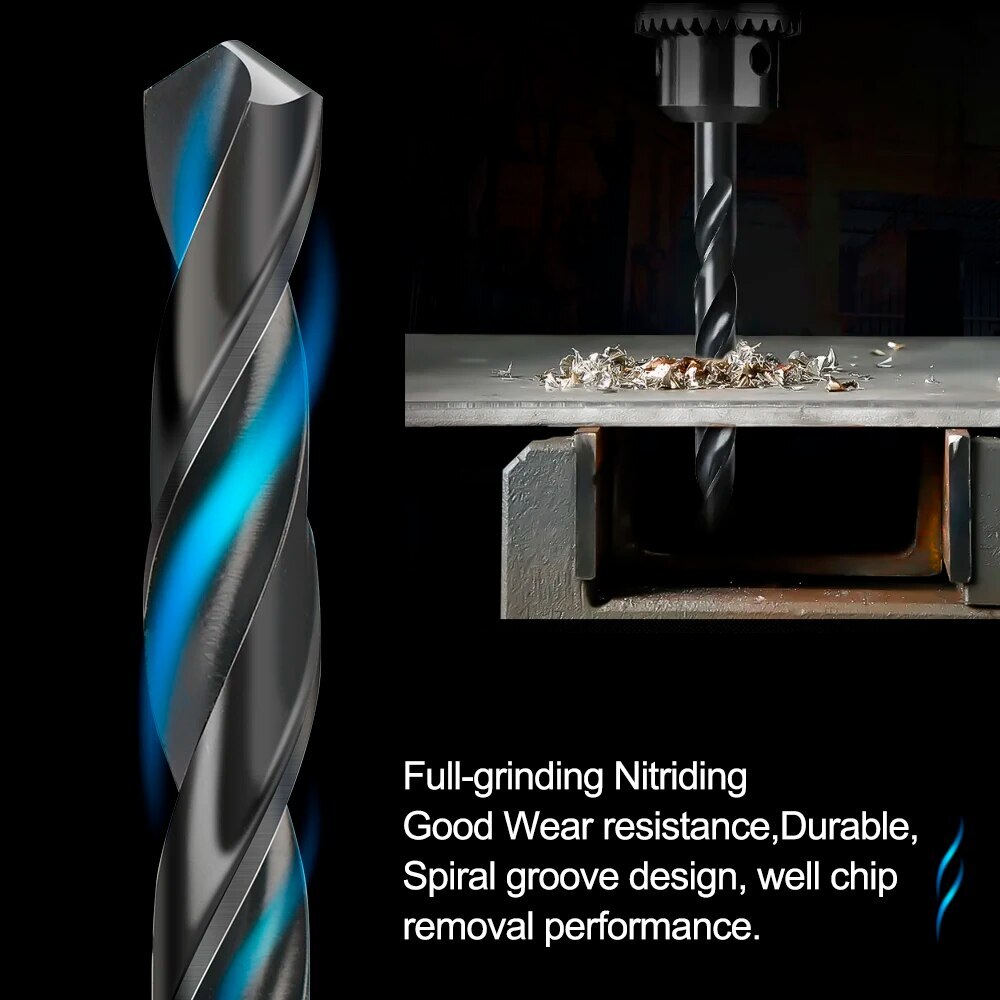 HSS Metric Jobber Drill Bits Box Of 10 OR 5Pcs Metal Steel Wood Plastic ...