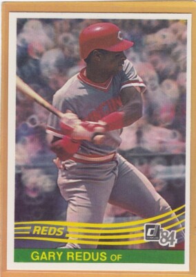 1984 DONRUSS BASEBALL GARY REDUS #184 REDS NMMT/NMMT+ *94298 | eBay