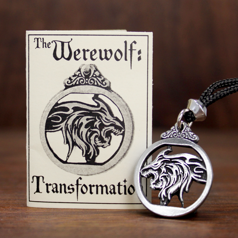 Howling Werewolf Necklace Wolf Pendant - Sturdy Wolves Wolfman Pewter ...