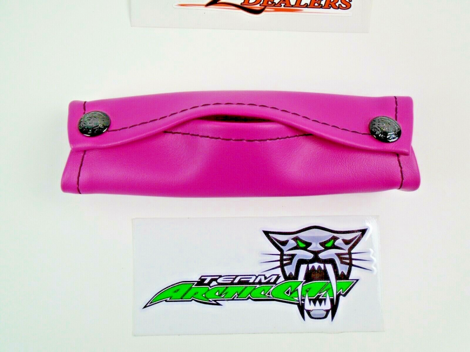 Kitty Cat Snowmobile Handlebar Pad (PRETTY IN PINK) Arctic Cat Kawasaki ...