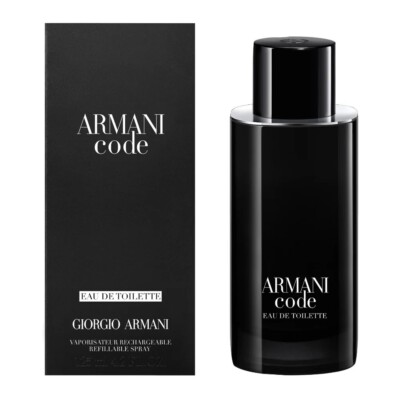 Armani Code Refillable 4.2 oz /125ml Men's Spray EDT by Giorgio Armani ...