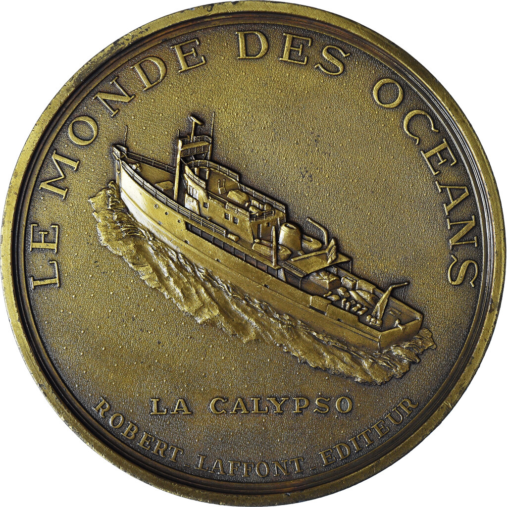 [#1023145] France, Medal, Commandant Jacques Yves Cousteau, Duboc, AU ...