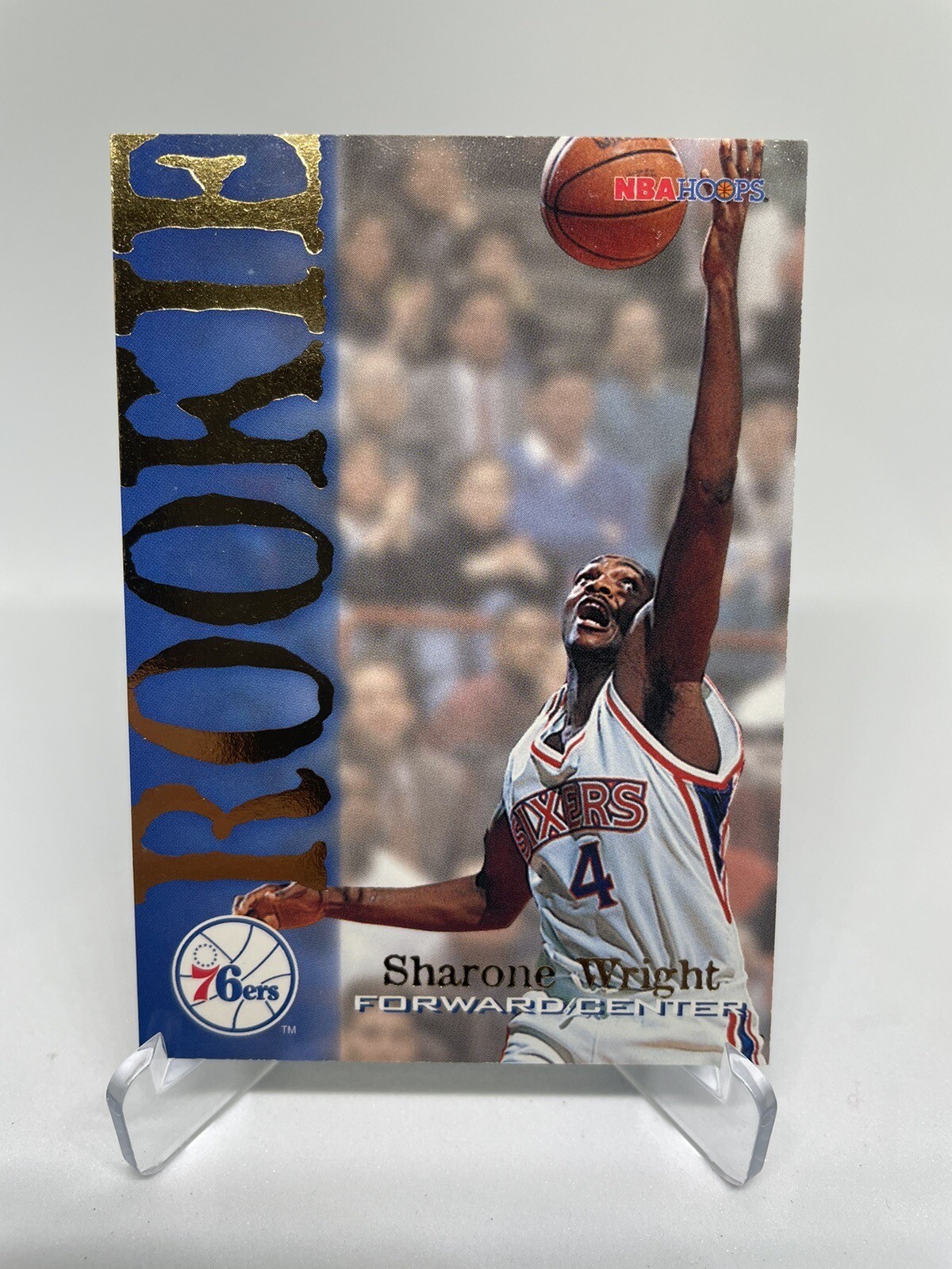 1994-95 NBA Hoops Sharone Wright RC Rookie Card 🏀 Philadelphia 76ers | eBay