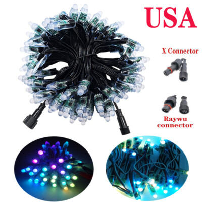 DC12V WS2811 Led Pixels Lights Waterproof DIY Digital RGB String Light ...