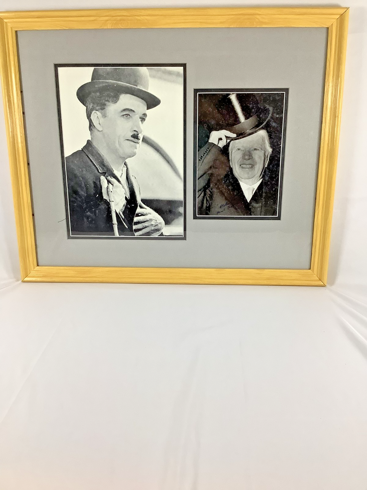 CHARLIE CHAPLIN SIGNED AUTOGRAPH PHOTO FRAMED MOUNTED 17.5 x 22 | eBay