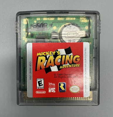 Mickey's Racing Adventure (Nintendo Game Boy Color, 1999) GBC Disney ...