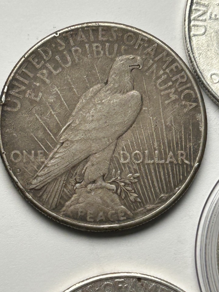 Lot of 6 Peace Silver Dollars Dated 1928 S Key Date Set of Coins! | eBay