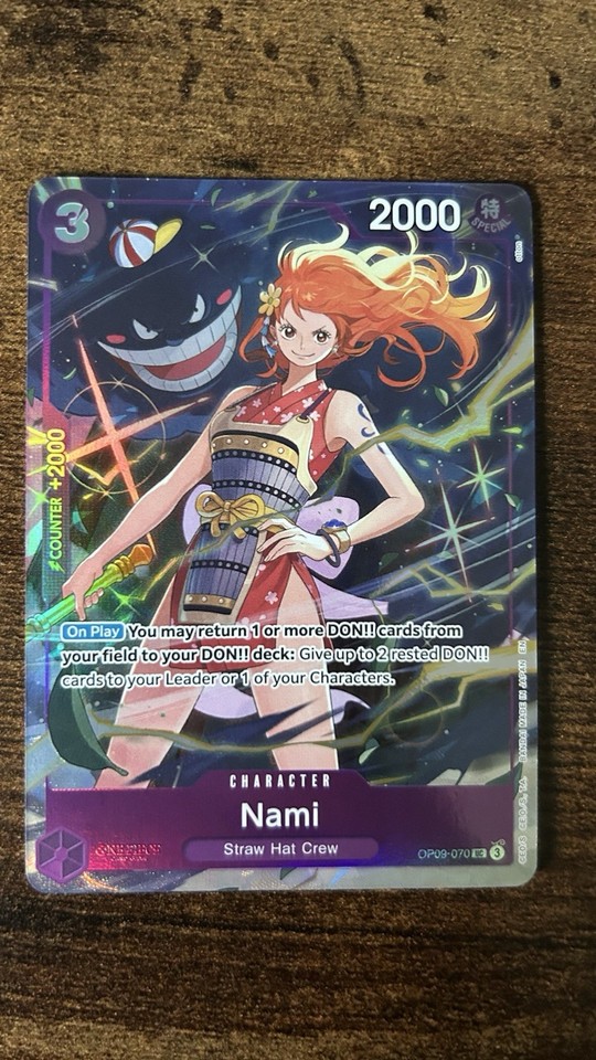 One Piece TCG Nami OP09 070 (Gengar?) NM+ Rare In UK | eBay