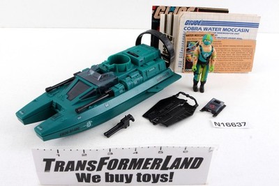Water Moccasin with Copperhead Vehicle v1 1984 100% Complete GI Joe ...