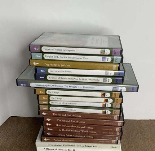 The Great Courses 7 Subjects 18 Lecture Lot Of DVD's CD's Books ...