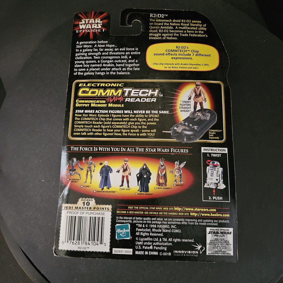 Star Wars Episode 1 Figures 1998 Lot Of 5 Comm Tech Chip Collection 2 ...