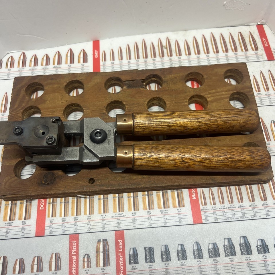 HOCH CUSTOM BULLET MOLD NOSE POUR 459 45 CAL 550 GR # 459550 & HANDLES ...
