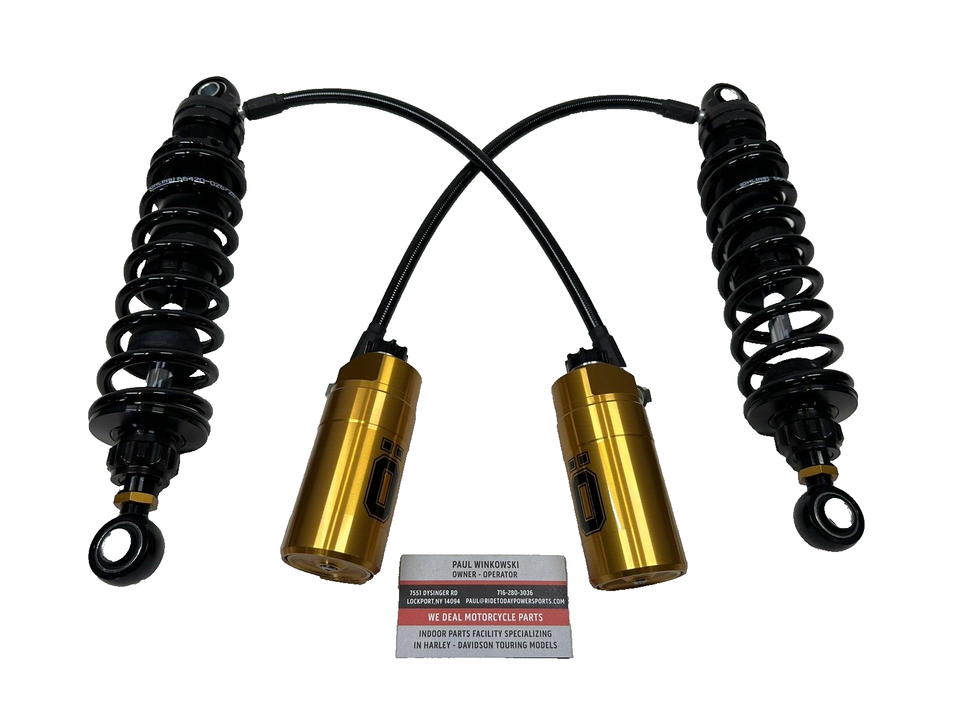 Ohlins HD779S2 13" Shocks Black Harley-Davidson 2014-24 Touring Bagger ...