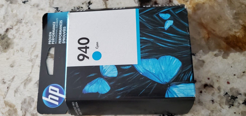 NEW SEALED GENUINE HP OFFICE JET PRO 8000 8500 940 CYAN INK CARTRAGE ...