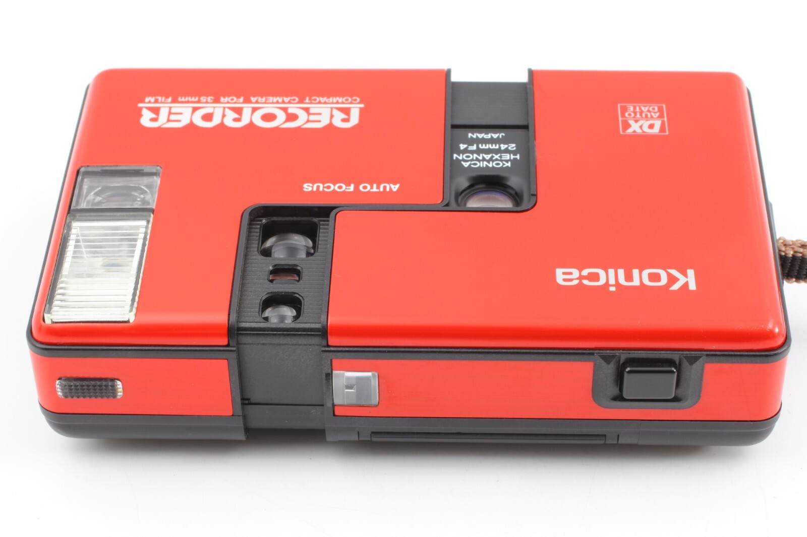 [Mint++ In Case👘New Seals] Konica Recorder DX Red Half Frame Film ...