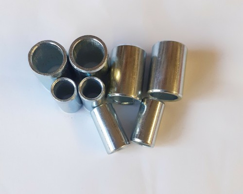 M8 M12 Metal weld on Steel Spacer Bush Distance Insert Sleeve Steel ...