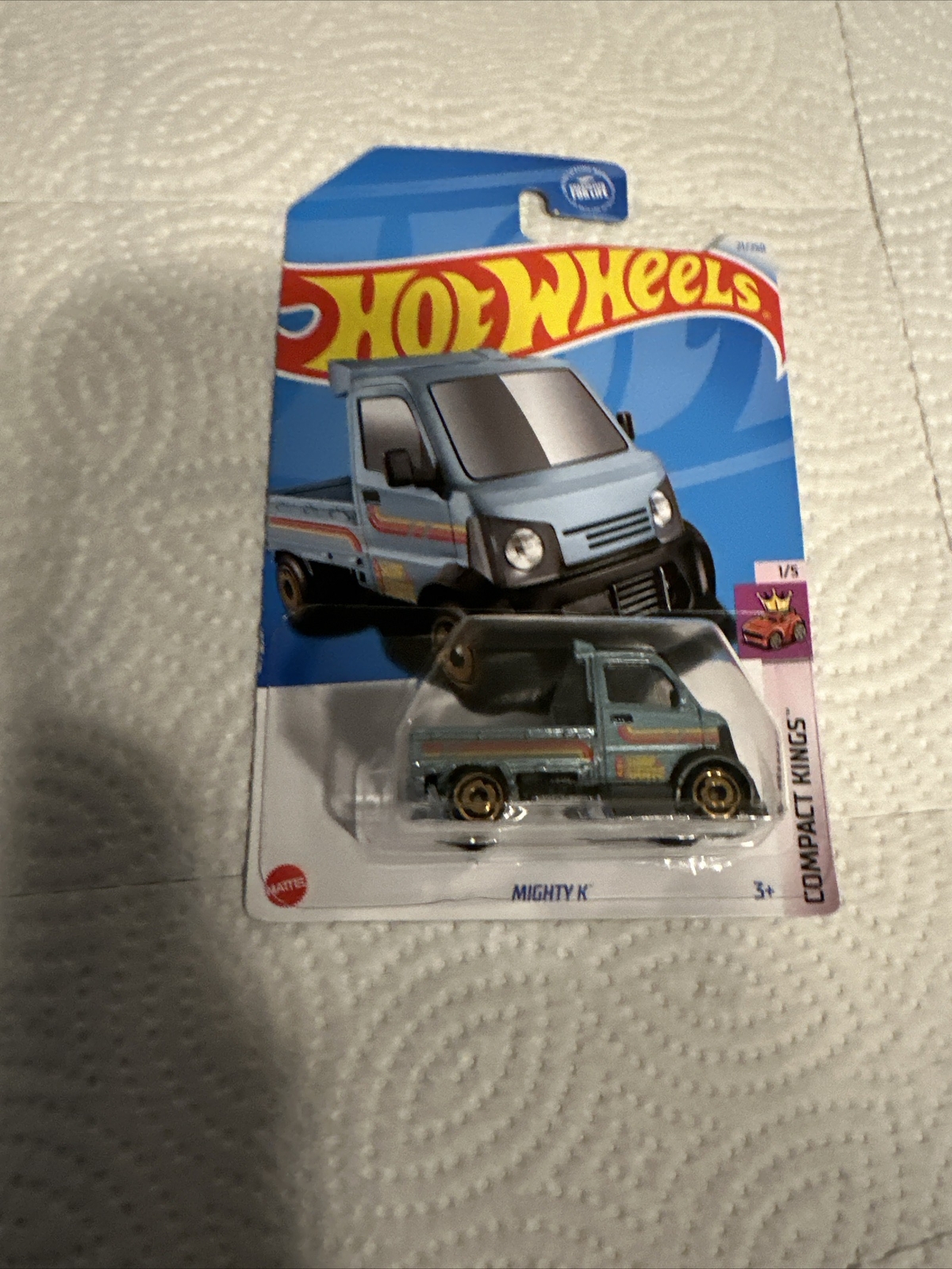 2024 HOT WHEELS MIGHTY K COMPACT KINGS 1/5 LIGHT BLUE 🆕 | eBay