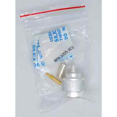 RFN-1005-3C1 NEW RF INDUSTRIES N MALE STRAIGHT CRIMP S,G,T FOR RG142 ...