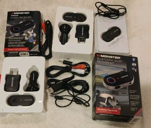 Lot 3 Monster Bluetooth Audio Receiver Open Used | eBay