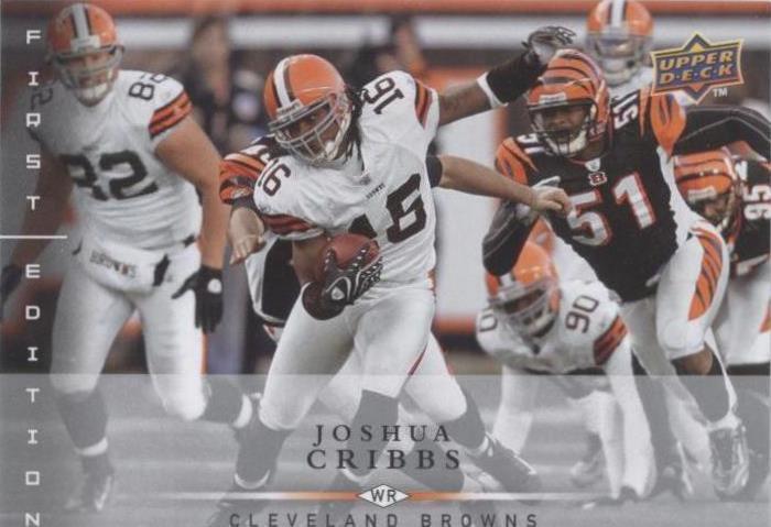2008 Upper Deck First Edition - Josh Cribbs #35 for sale online | eBay