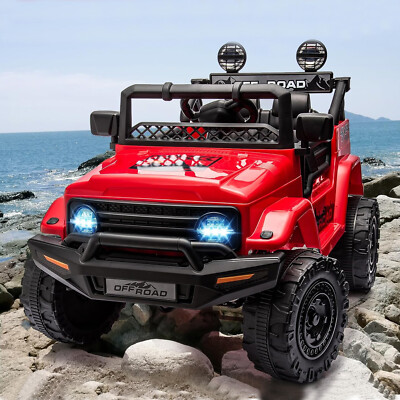 12V Kids Ride on Toy Electric Car Battery Power Wheel Jeep w/Remote ...