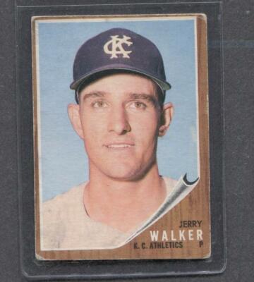 1962 Topps #357 Jerry Walker (Athletics) Vg-Ex (Flat Rate Ship) A2 | eBay