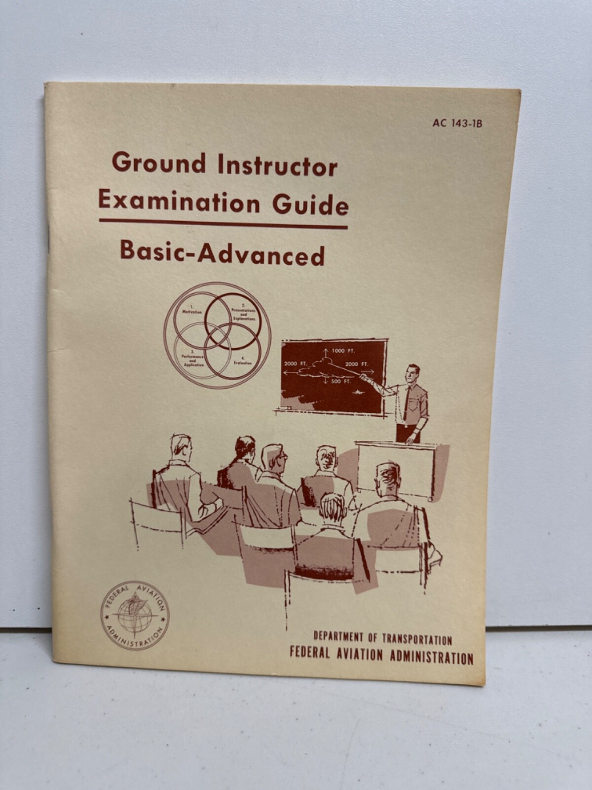1967 FAA Ground Instructor Examination Guide AC143-1B pilot Book | eBay
