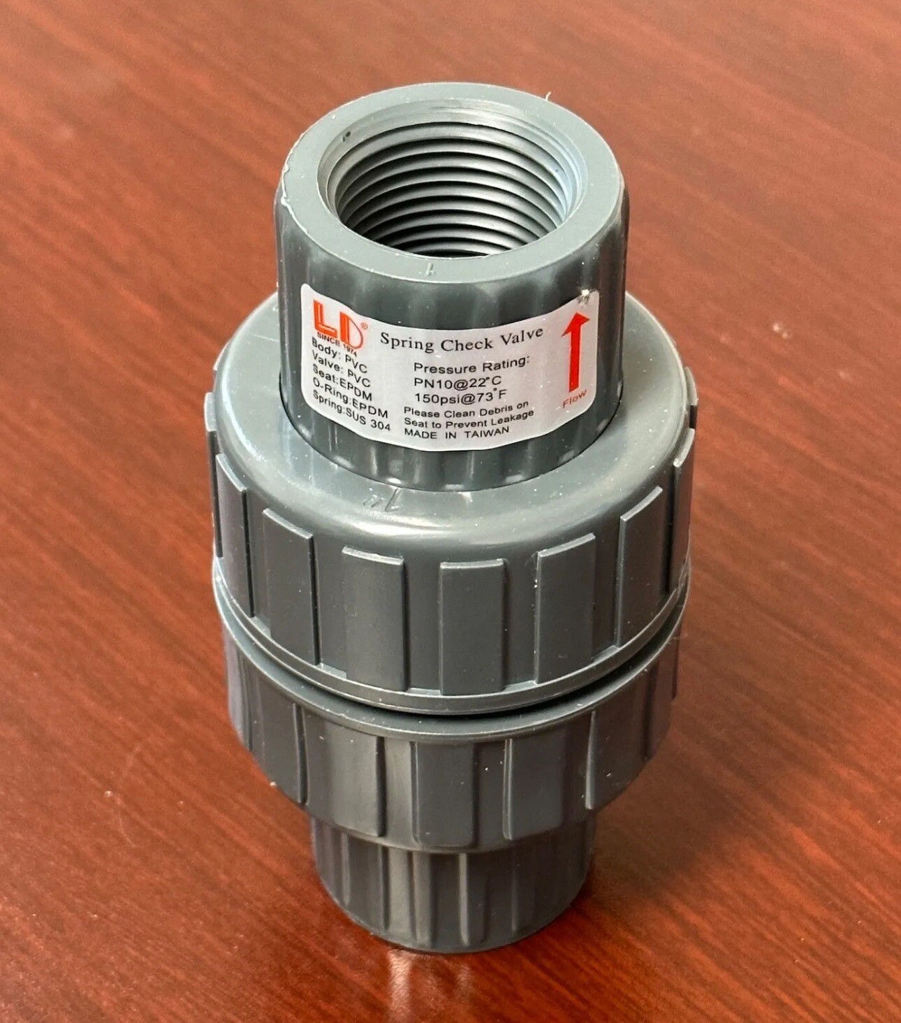 PVC Check valve 1” LD Sch80 | eBay