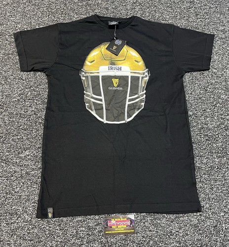 Notre Dame Guinness Football Helmet T-Shirt Size Small 100% Cotton ...