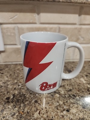 David Bowie Red Lightning Bolt Coffee Mug 2019 Aquarius 47-157 | eBay