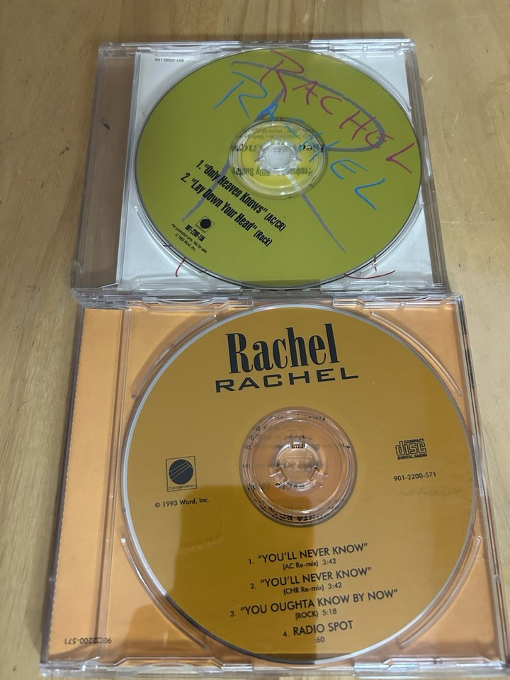 Rachel Rachel Promo Cd Single Lot CCM Rare Radio Christian | eBay
