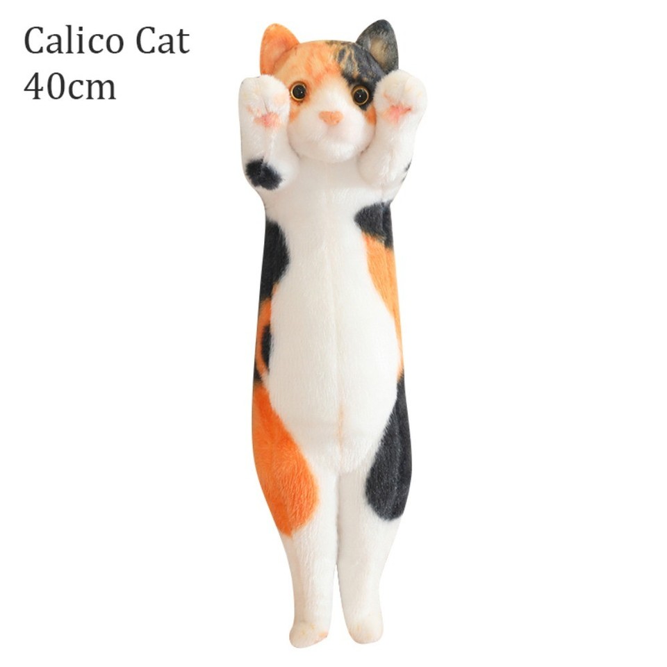 Calico Cat Tabby Cat Standing Pose Cat Plush Toys Plush Baby Pillow Toy ...
