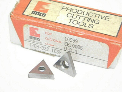 NEW SURPLUS 10PCS. IMCO TPGB 322 GRADE: IC55 CARBIDE INSERTS | eBay