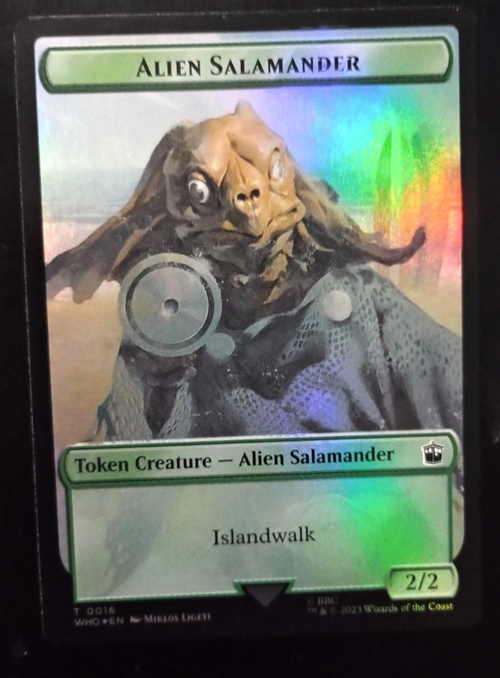 Alien Rhino/Alien Salamander Double-Sided Token MTG 0003 & 0016 Foil | eBay