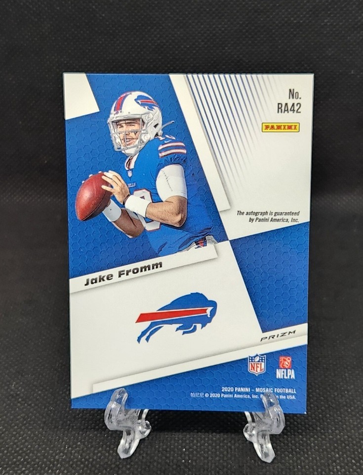 Jake Fromm 2020 Panini Mosaic Silver Rookie RC Auto. RA42. Commanders ...