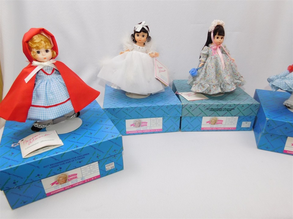 Madame Alexander STORYBOOK Dolls 8" in Original Box Miss Muffet Lucy ...